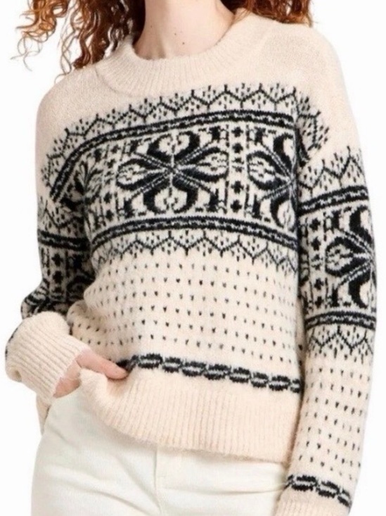 Universal Thread | Sweaters | Nwt Universal Thread Womens Cream Fair ...